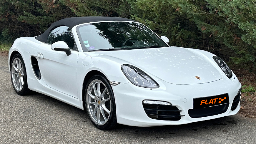 Occasion PORSCHE Boxster type 981 Blanc chez Flat 69 à Lyon & région ...